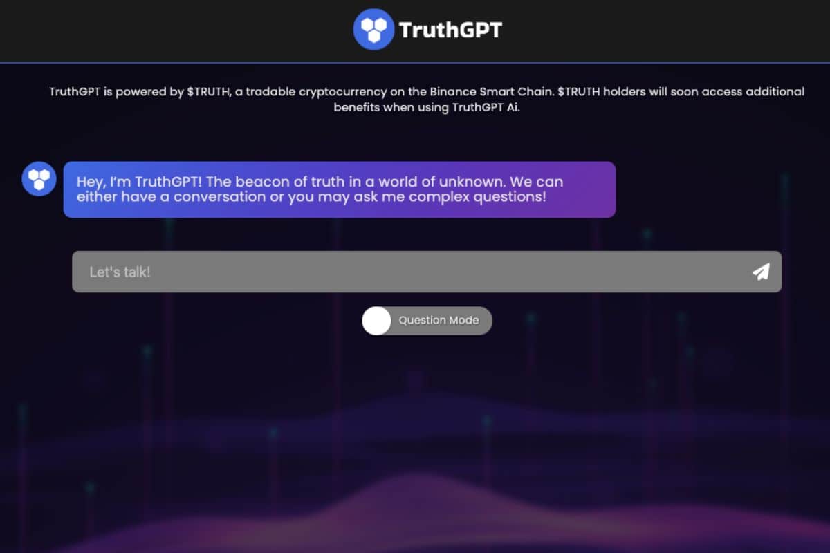 TruthGPT: A ameaça direta a soberania do Chat GPT