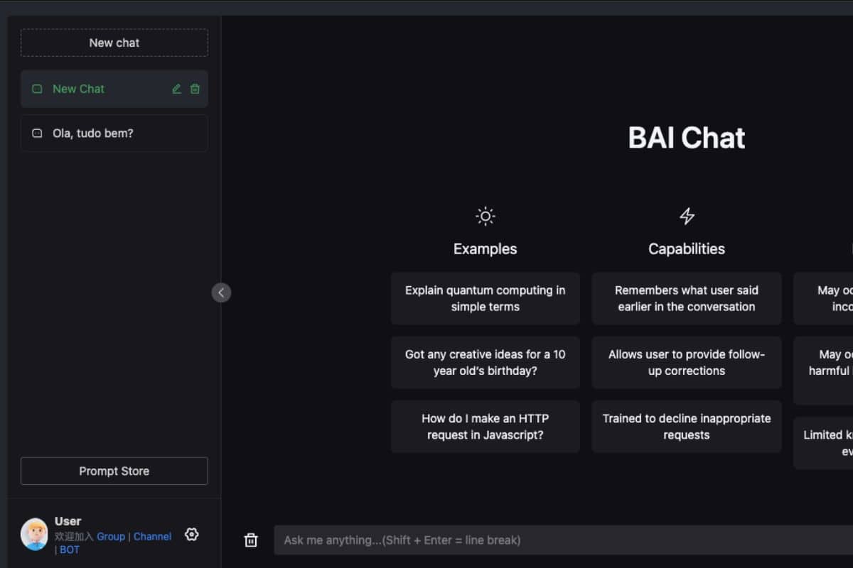 O que é Bai Chat: Quais suas semelhanças com Chat GPT?