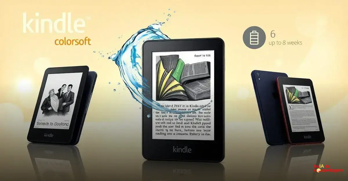 Kindle Colorsoft e 4 Novos Kindles da Amazon